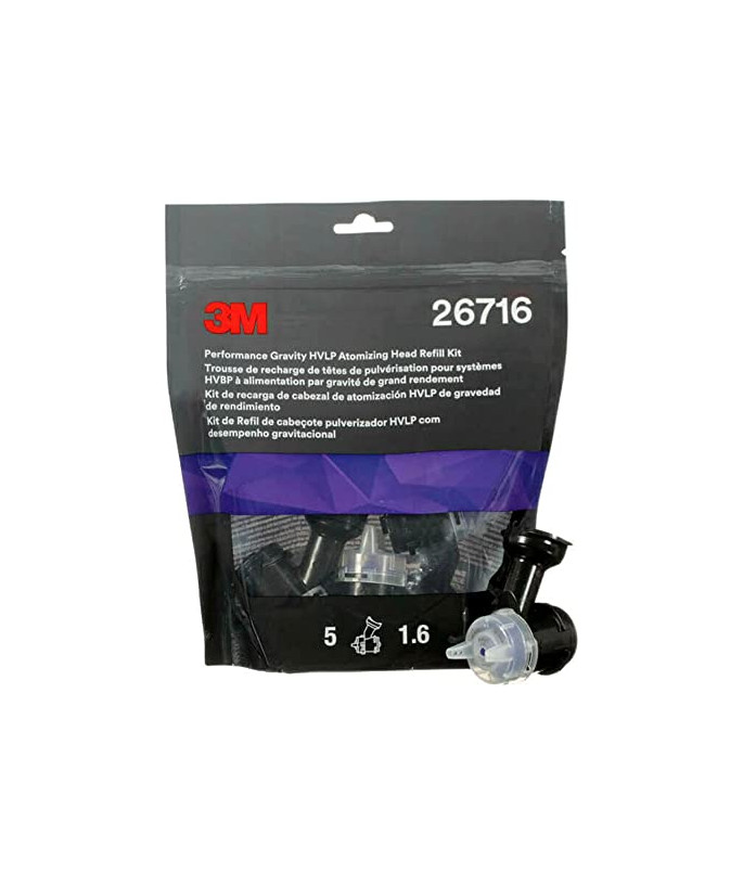 3M™ Ανταλλακτικά Ακροφύσια (Κεφαλές) Μπεκ Performance HVLP, Βαρύτητας